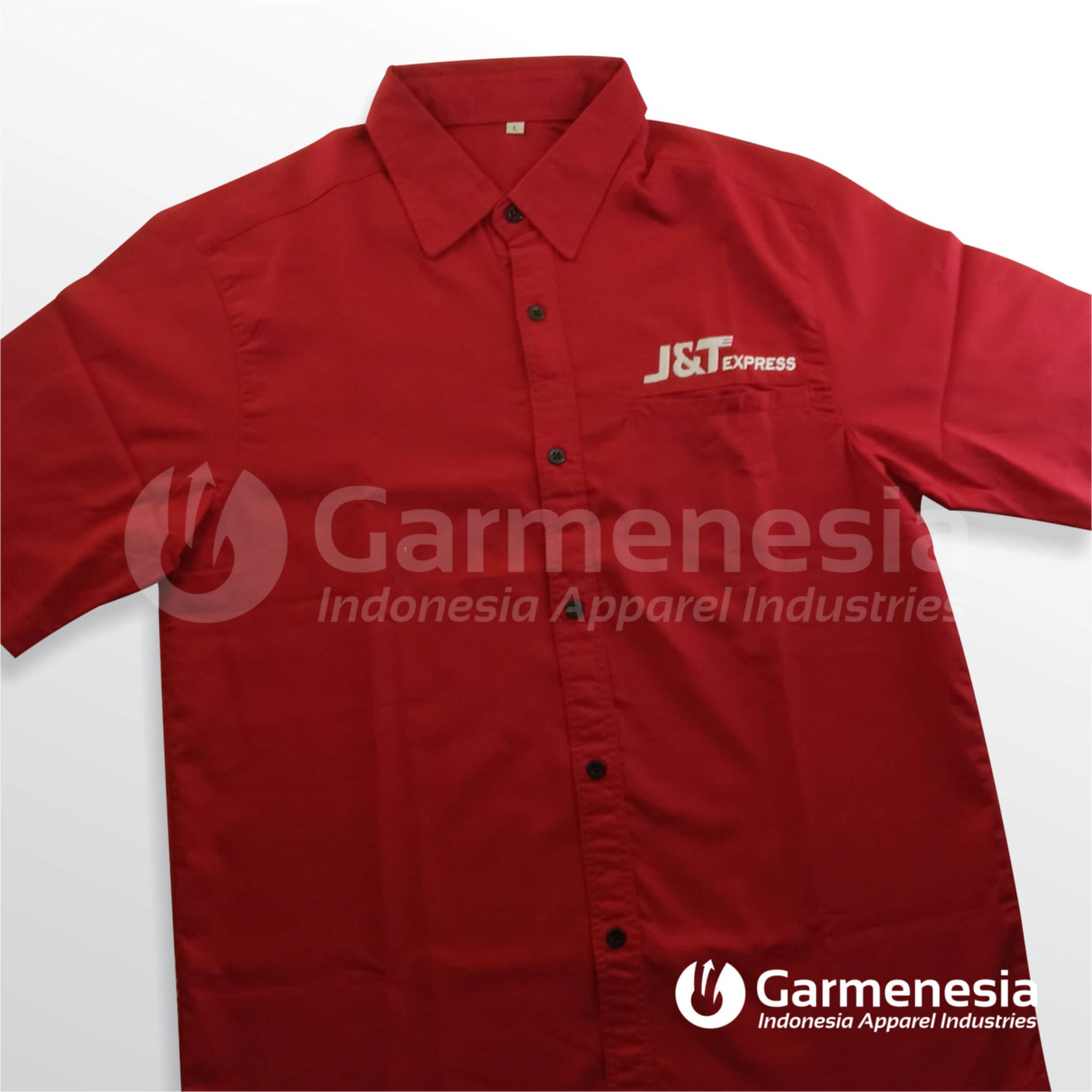Kemeja JNT Express – Garmenesia | Vendor Seragam Terpercaya